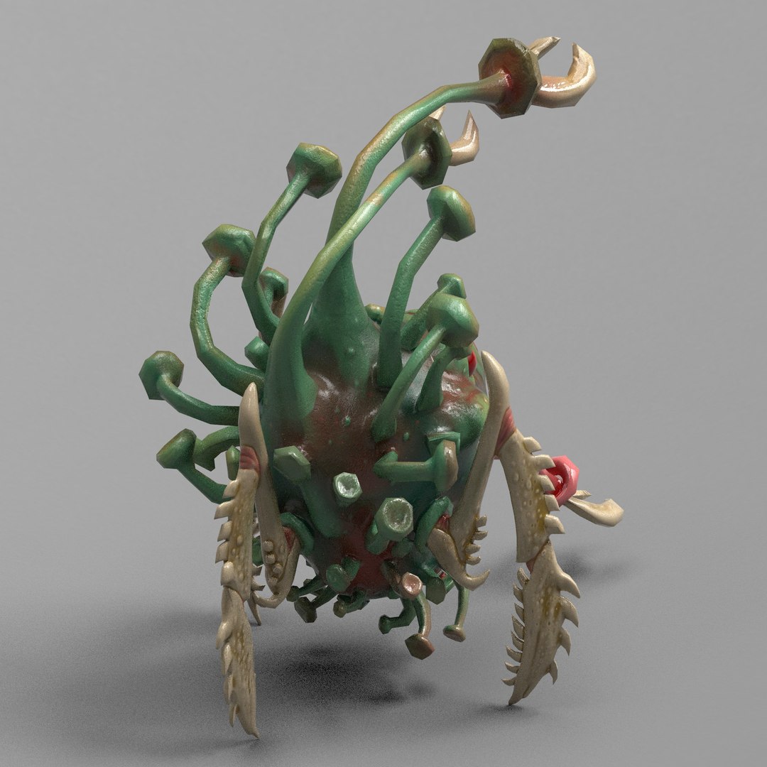 3D Covid Monster Model - TurboSquid 1695417