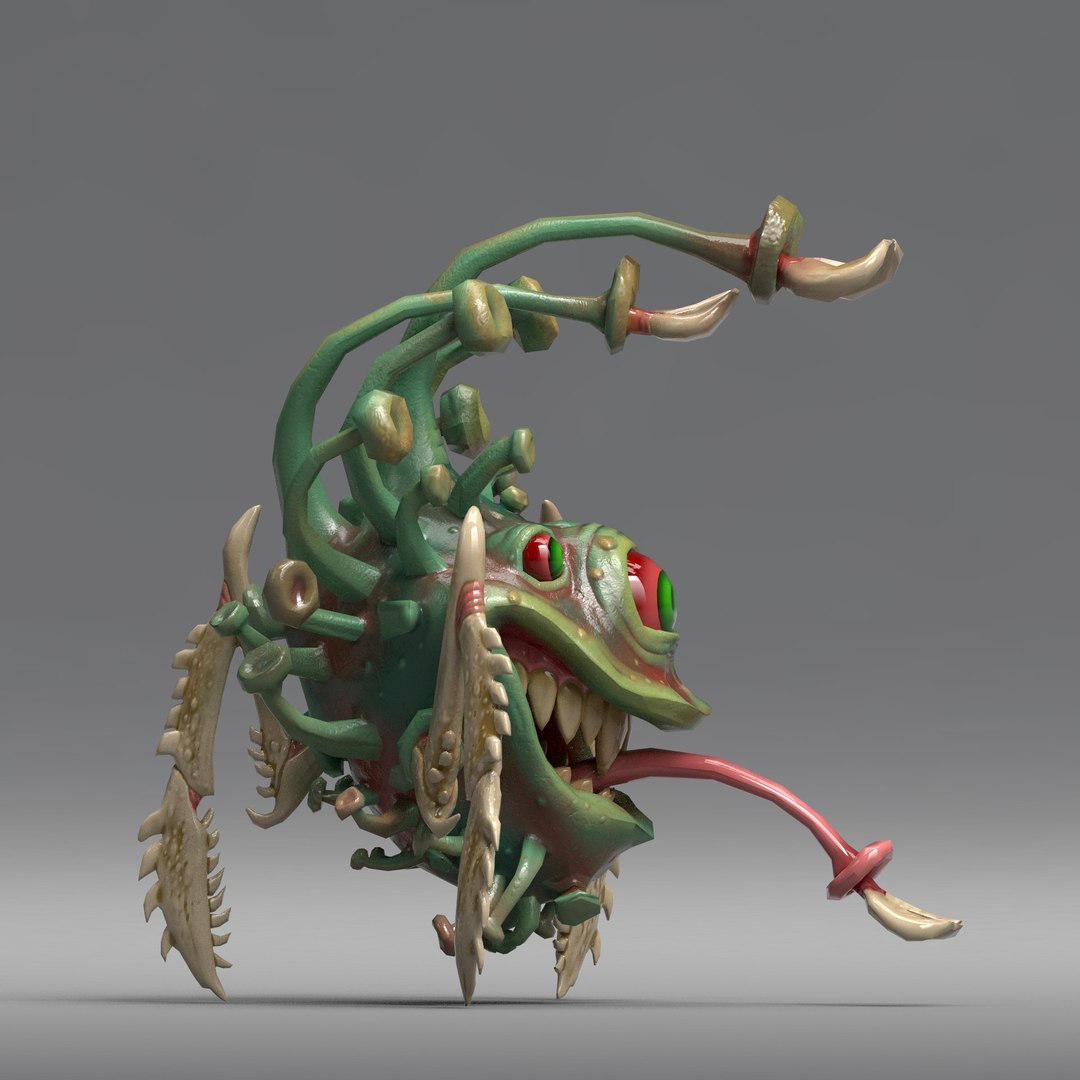 3D Covid Monster Model - TurboSquid 1695417