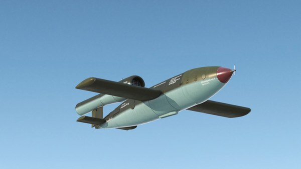 modelo 3d Bomba voladora alemana V1 Buzz Bomb - TurboSquid 1771339