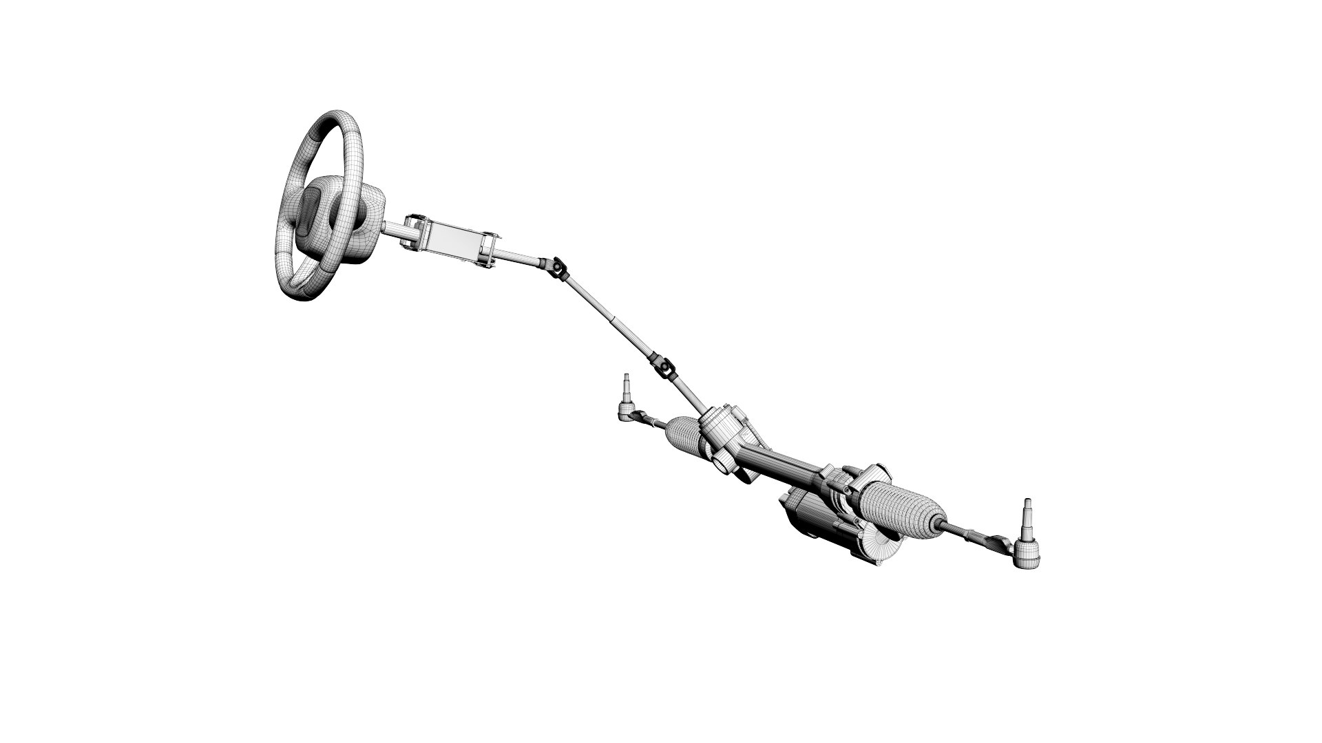 3D Car Steering System - TurboSquid 2324524