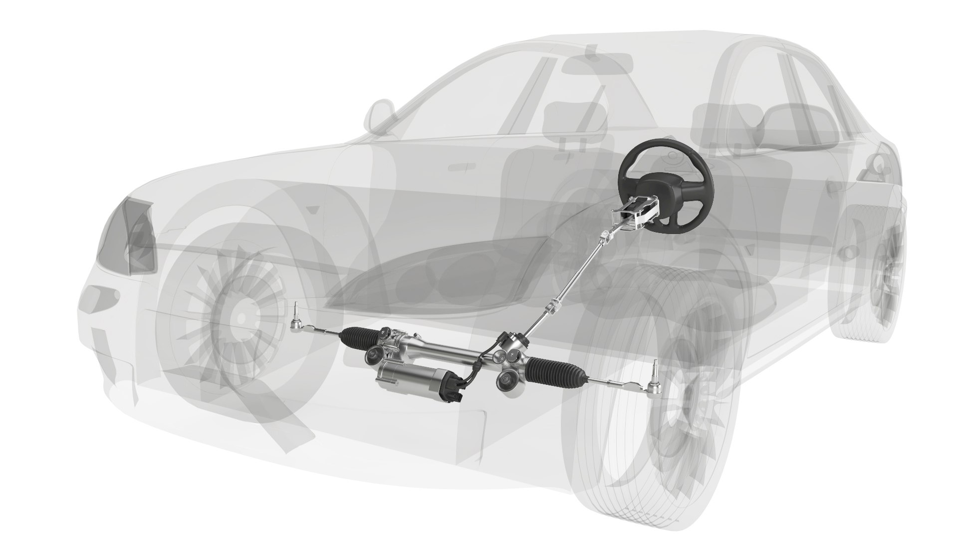 3D Car Steering System - TurboSquid 2324524