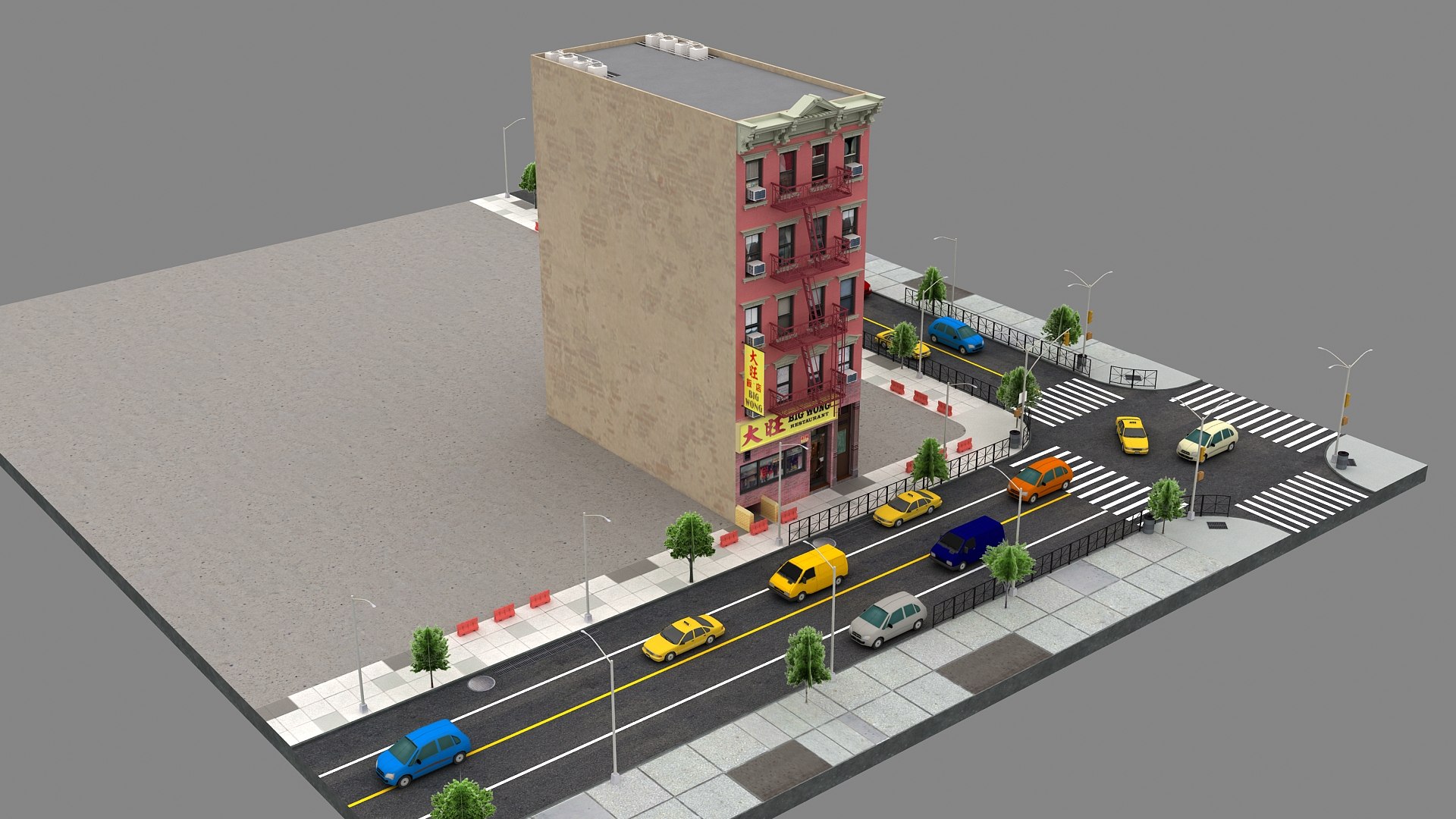 Chinatown Manhattan Building 06 Model - TurboSquid 1852811