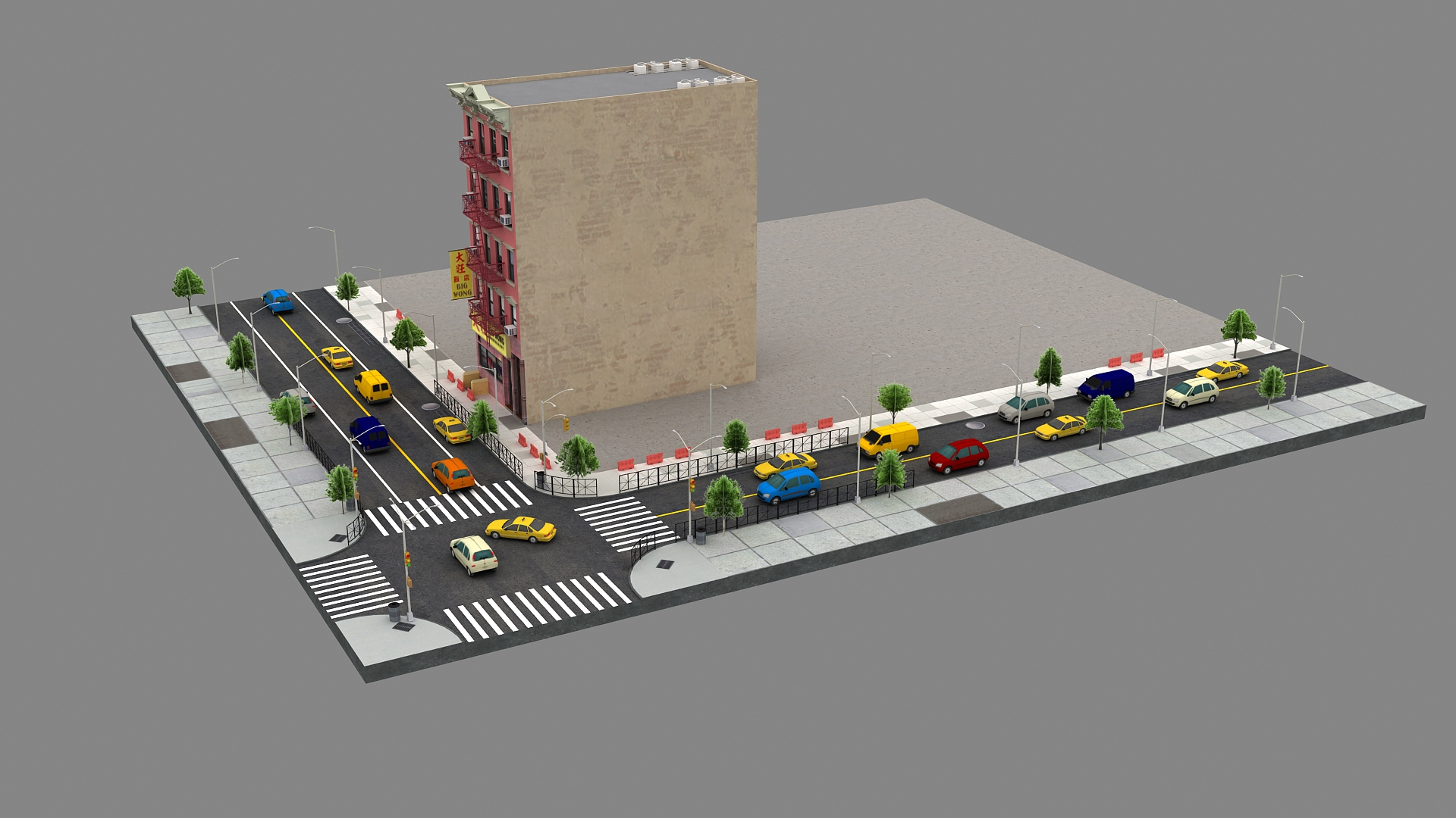 Chinatown Manhattan Building 06 Model - TurboSquid 1852811