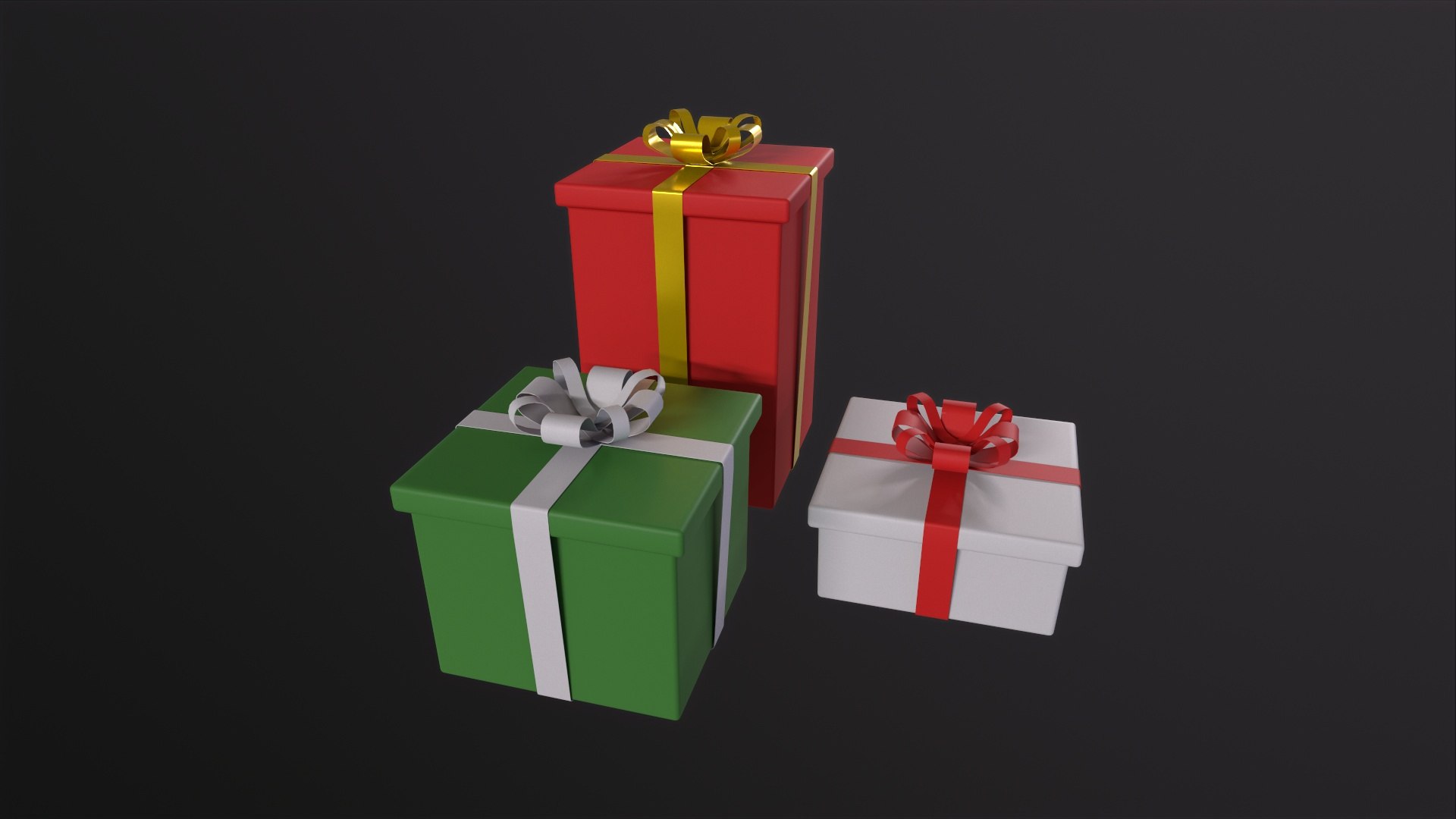3D Gift Boxes Model - TurboSquid 2095814