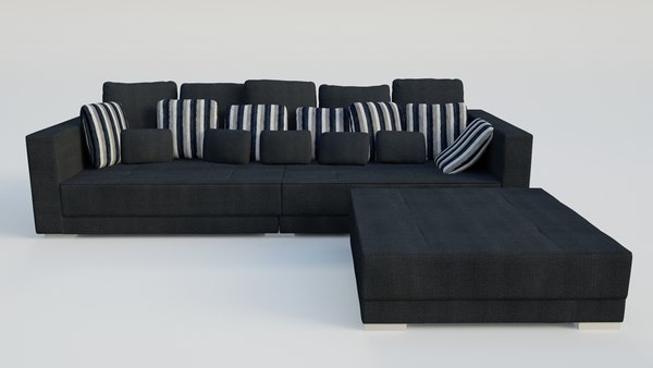 3d model modern sofa