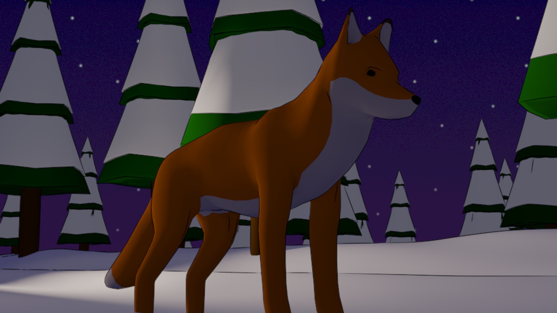 3D Cute Cartoon Fox Rig Model - TurboSquid 1476435