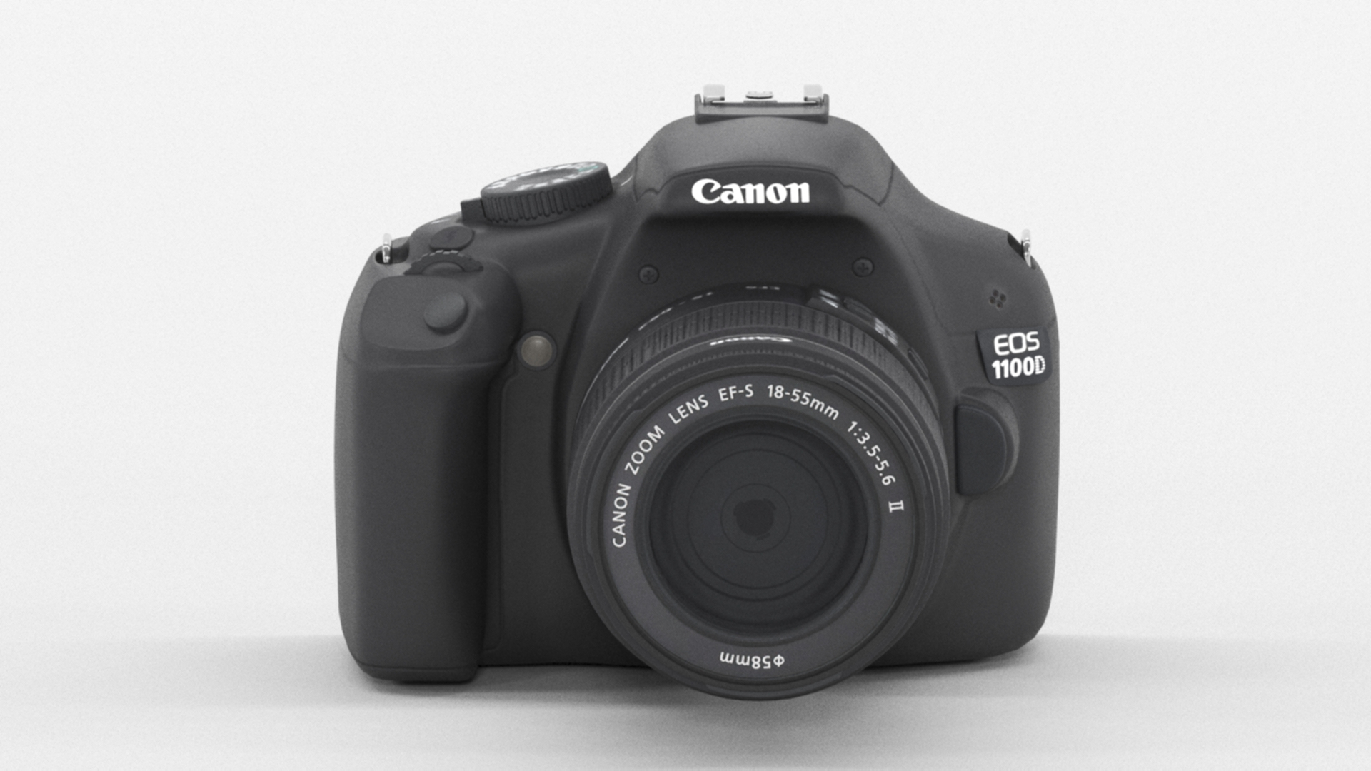 3D Canon EOS 1100D Kit Reflex 12 Model - TurboSquid 2356346