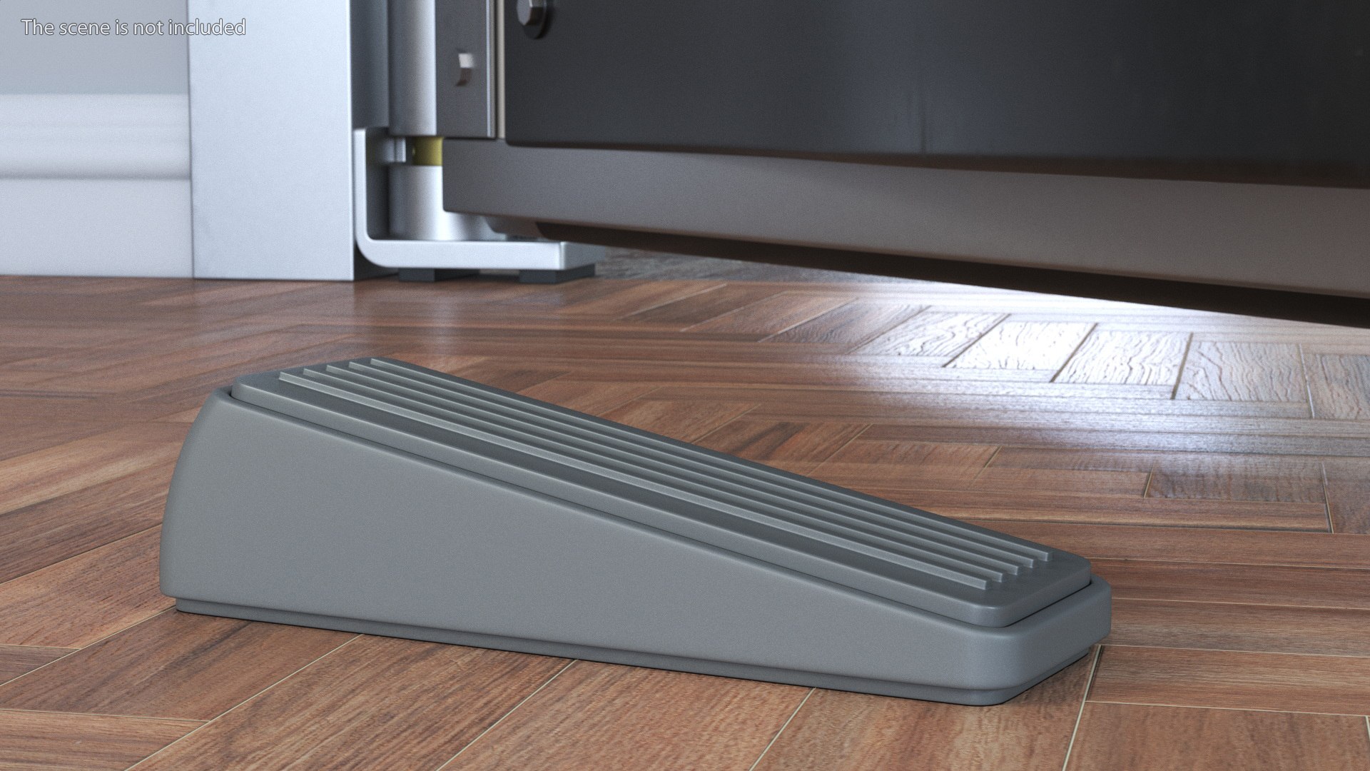 3D Heavy Duty Door Stop Wedge Grey - TurboSquid 2116269