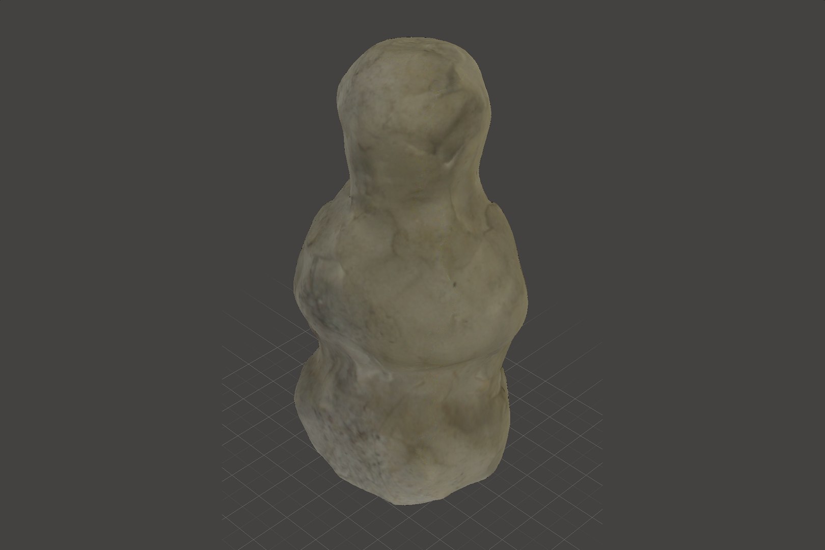 Small White Clay Figure 2 3D Model - TurboSquid 2356143