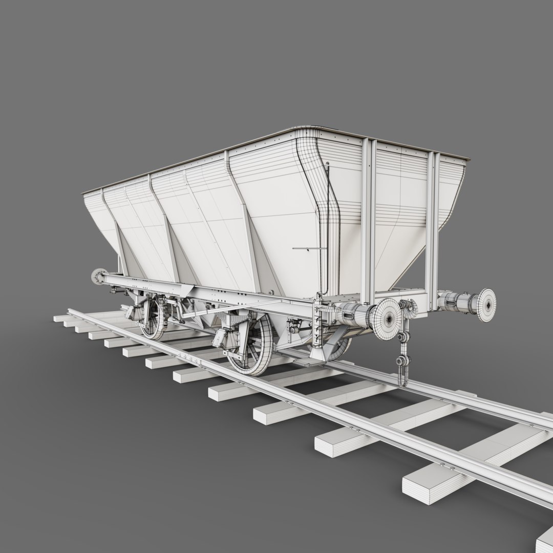 Coal Hopper Malissard-Taza 20t Old Version 3D - TurboSquid 2265740