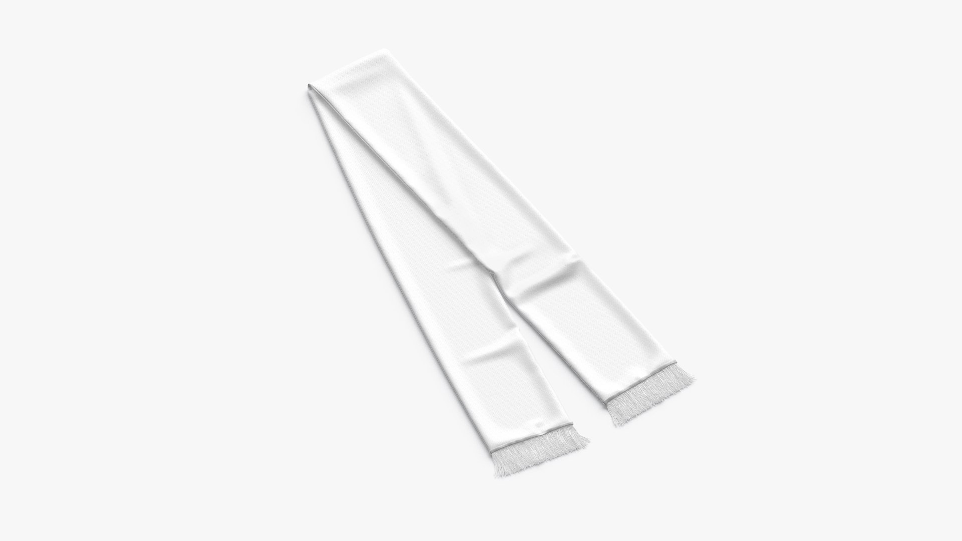 3D Model Fan Soccer Scarf Folded - TurboSquid 1852278