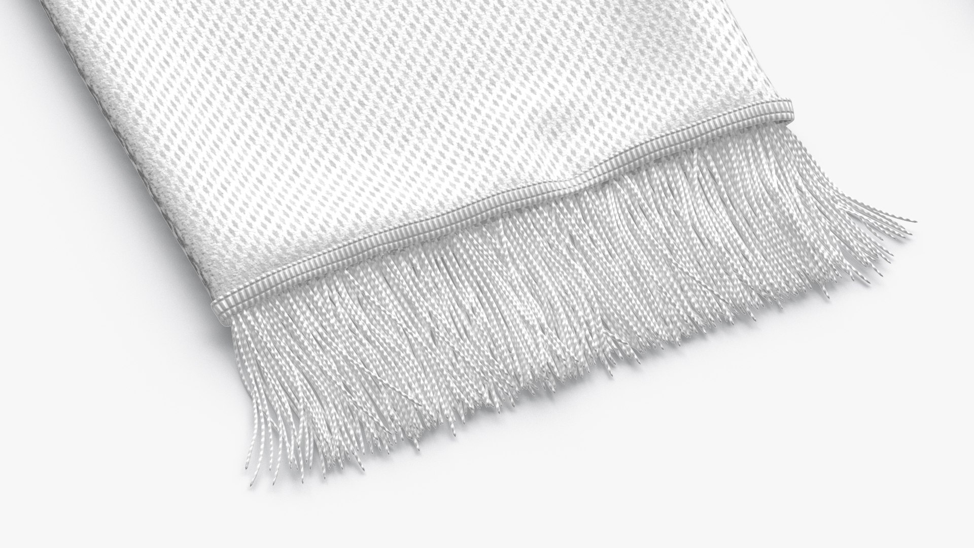 3D Model Fan Soccer Scarf Folded - TurboSquid 1852278