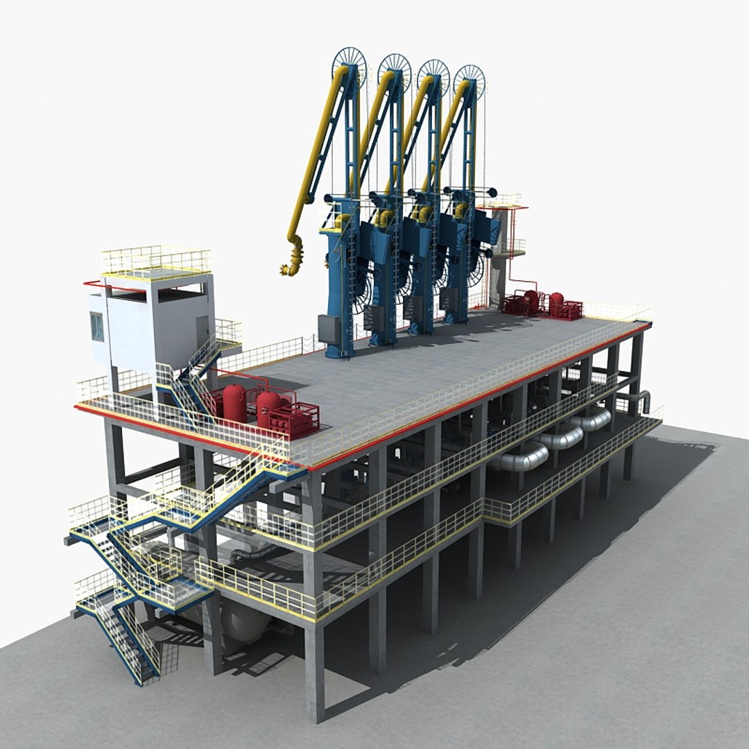 Lng Loading Arm 02 3D - TurboSquid 1431077