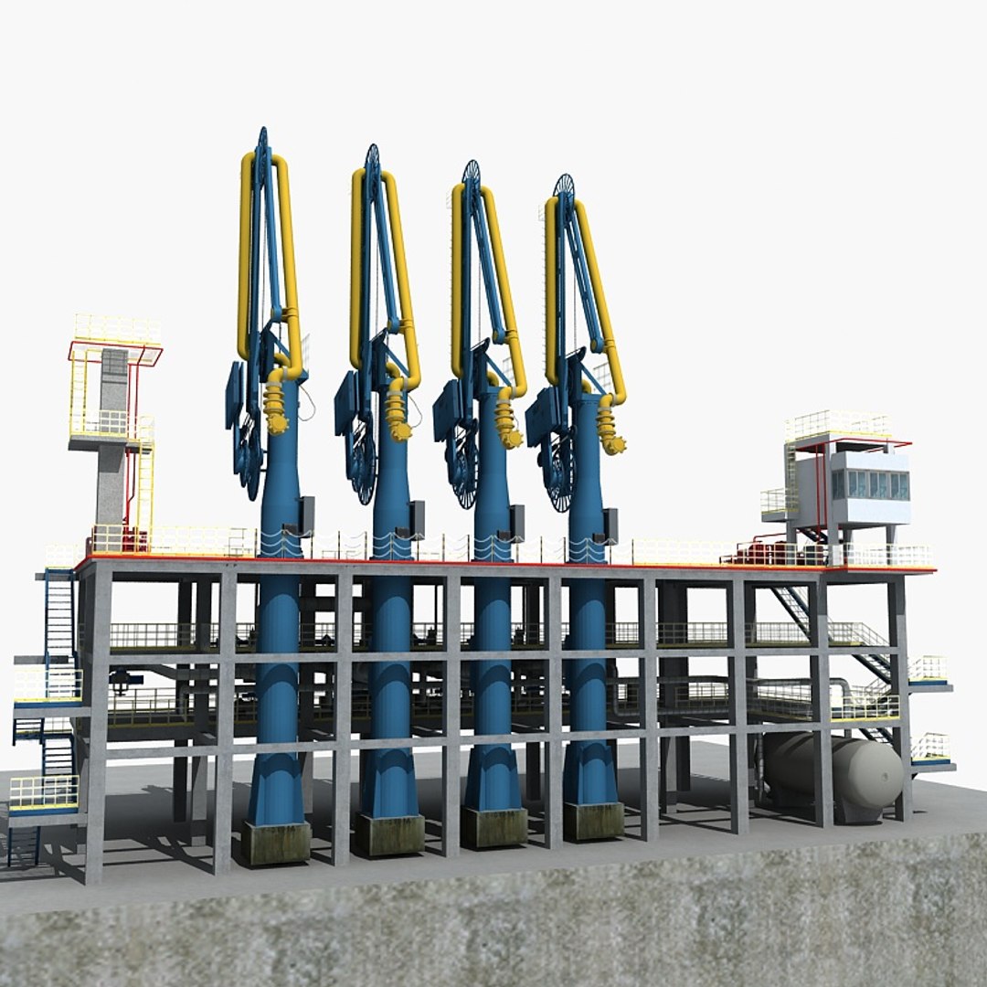 Lng Loading Arm 02 3D - TurboSquid 1431077
