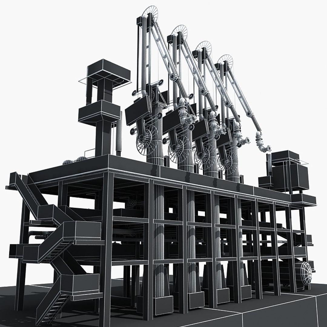 Lng Loading Arm 02 3D - TurboSquid 1431077