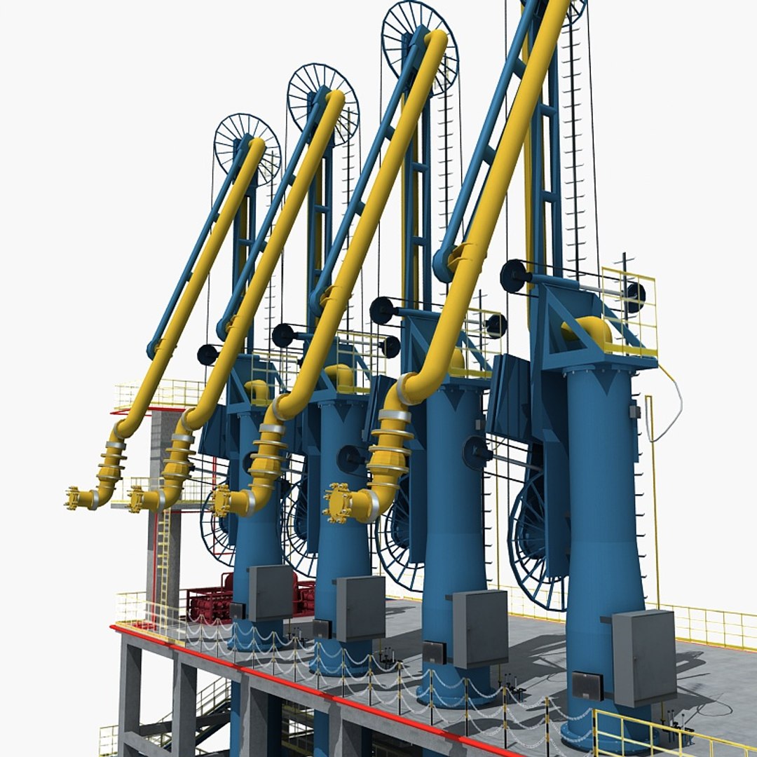 Lng Loading Arm 02 3D - TurboSquid 1431077