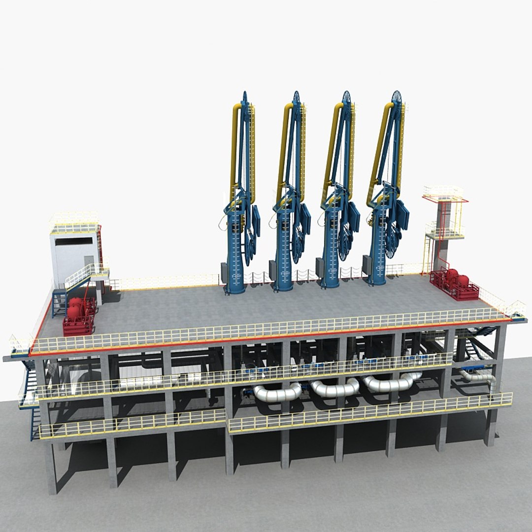 Lng Loading Arm 02 3D - TurboSquid 1431077
