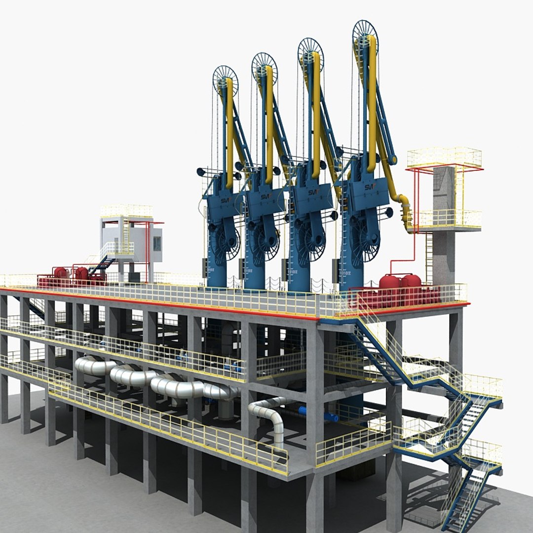 Lng Loading Arm 02 3D - TurboSquid 1431077