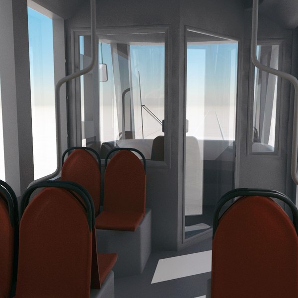 city tram variotram v3 3d model