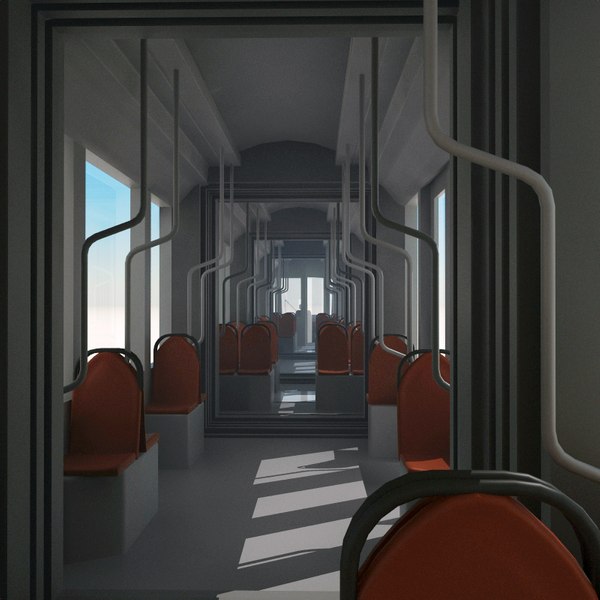 city tram variotram v3 3d model