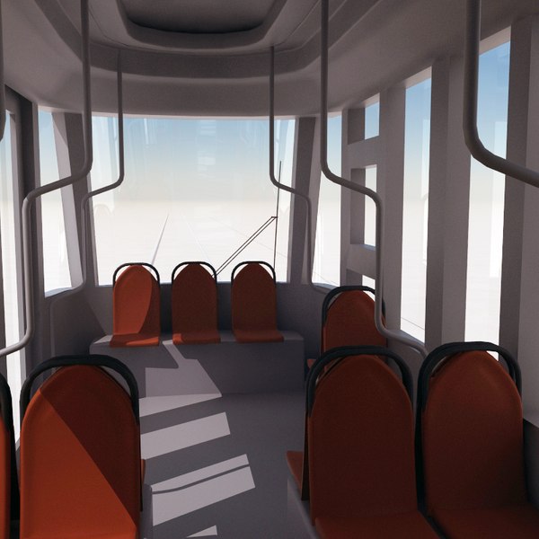 city tram variotram v3 3d model
