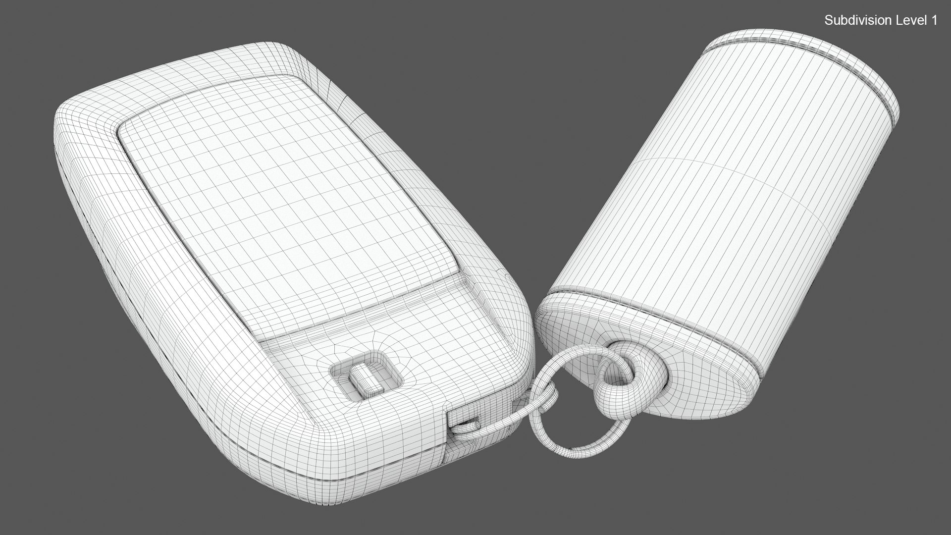 Car Key 03 With Garage Remote 3D - TurboSquid 2135284