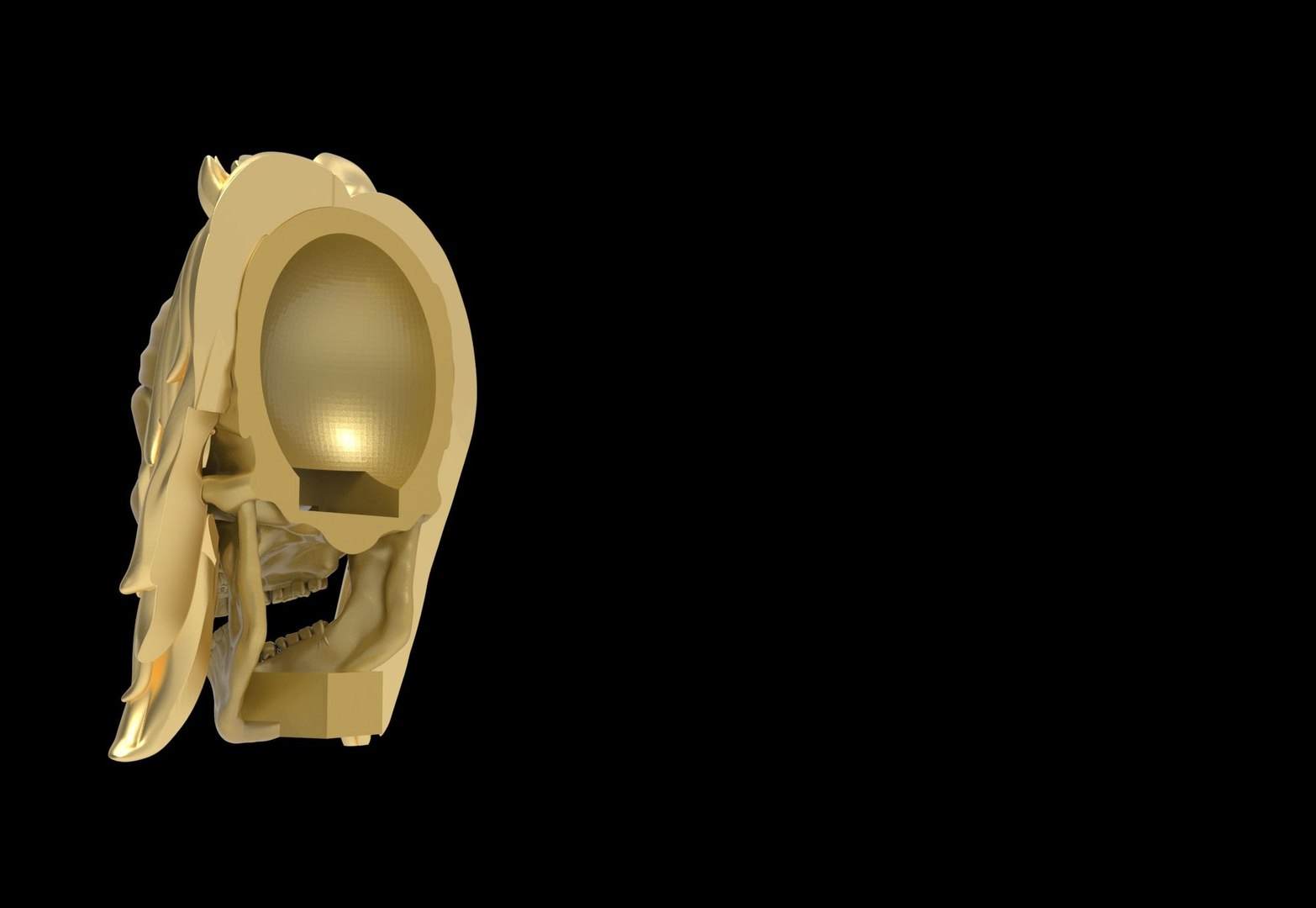 Skull Hairs 3D Model - TurboSquid 1699725