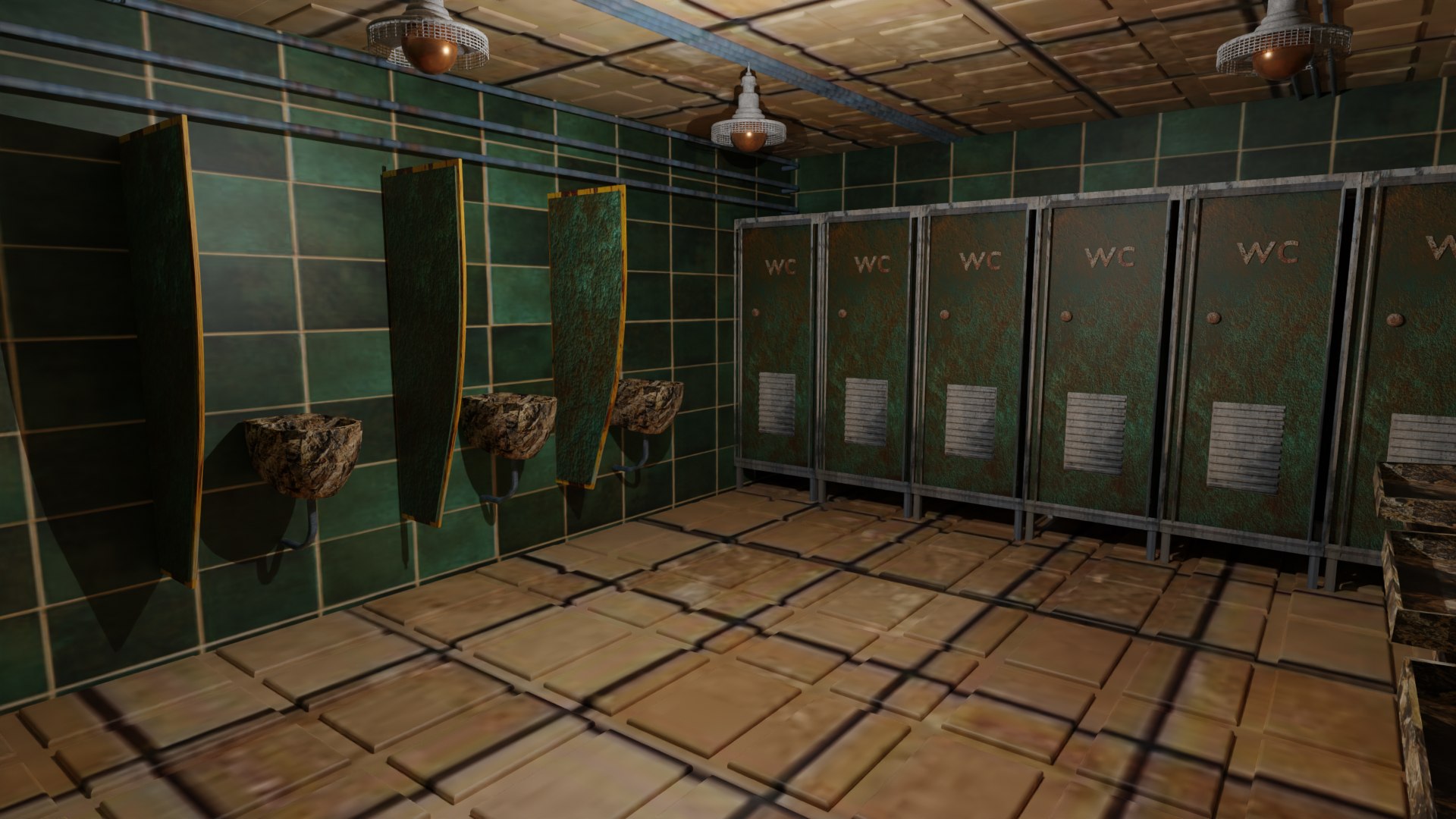Creepy Restroom Wc 3D - TurboSquid 2161376