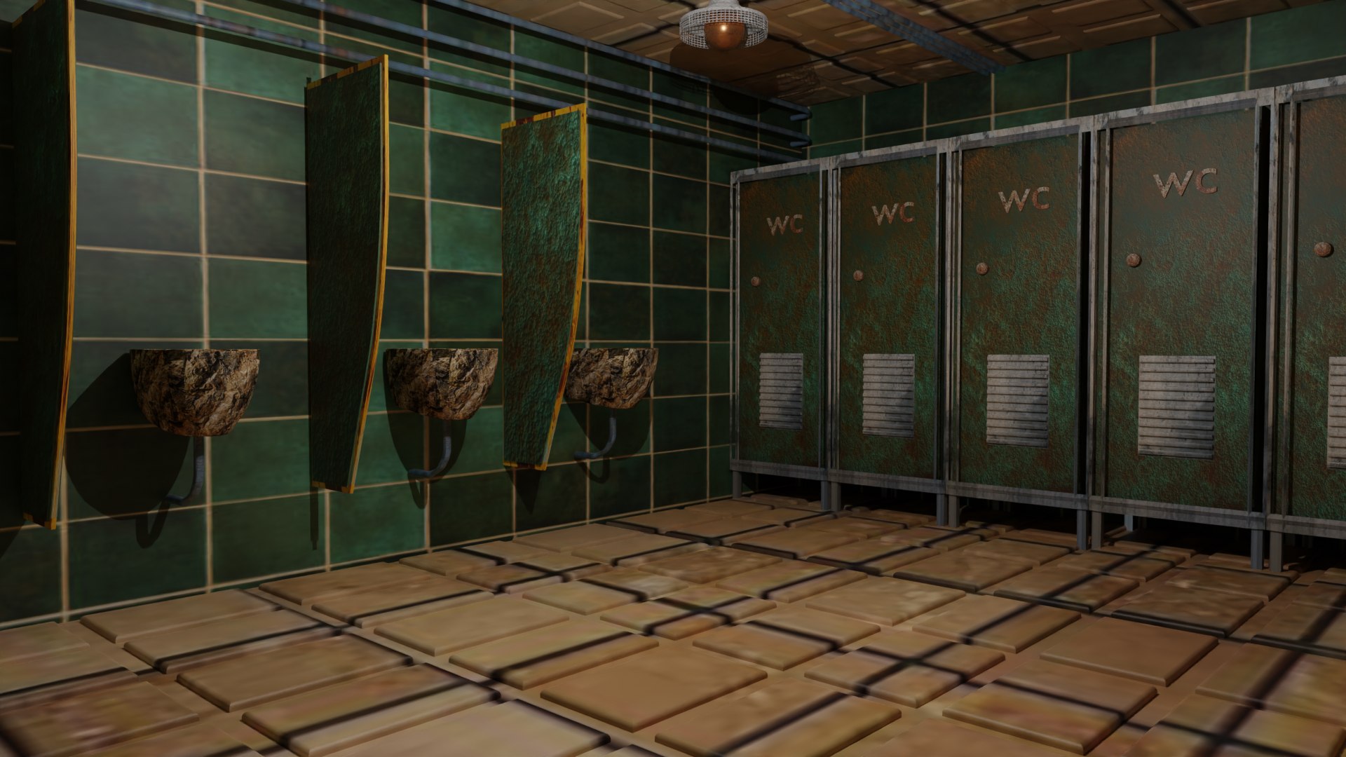 Creepy Restroom Wc 3D - TurboSquid 2161376