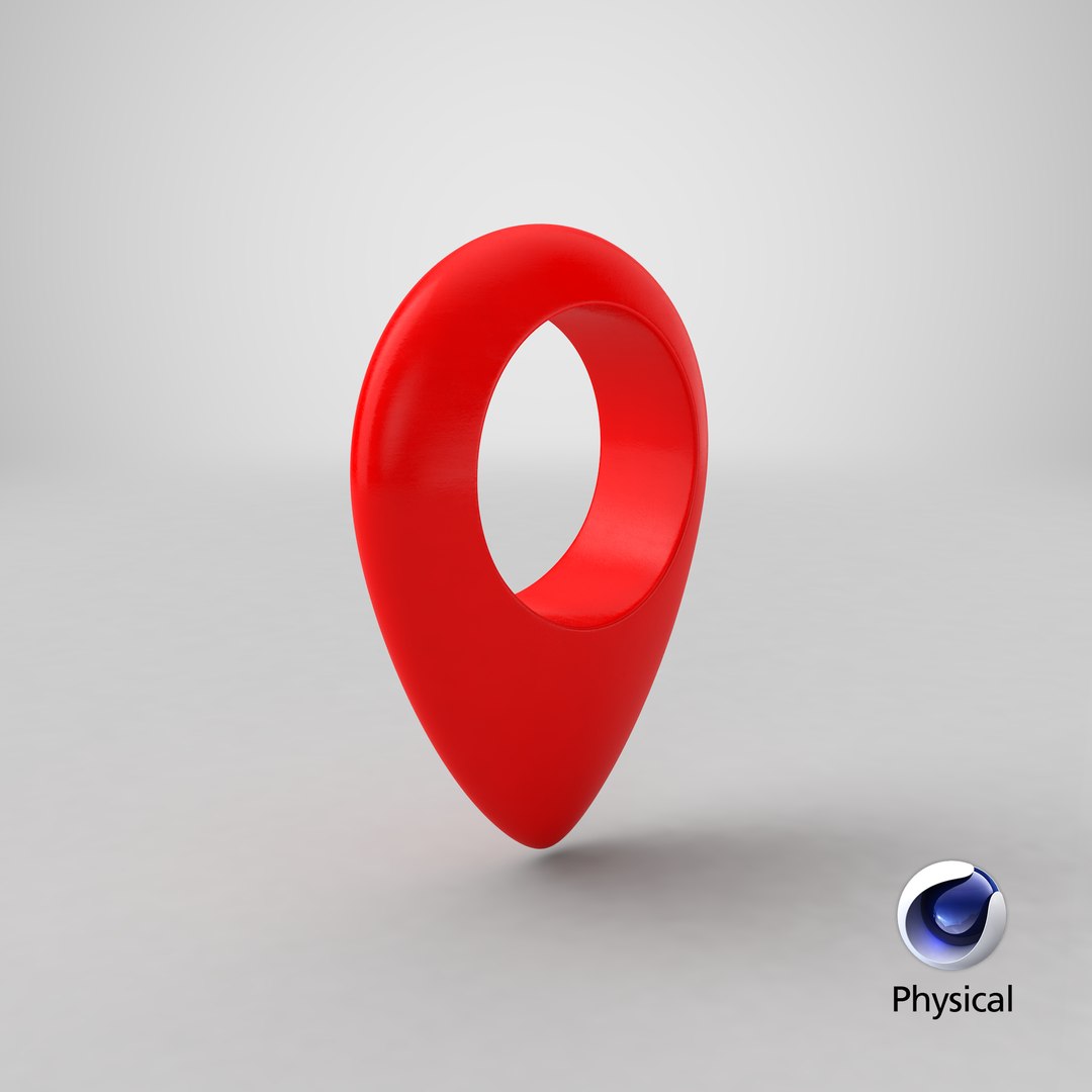 3D geo tag symbol model - TurboSquid 1659793