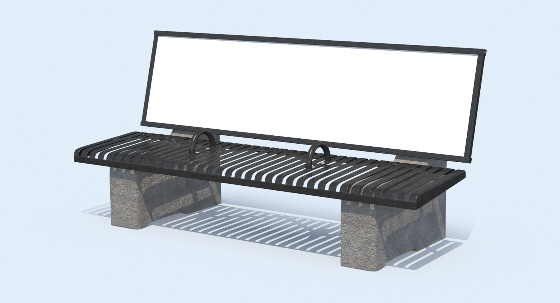 Ad Bench 3d Max