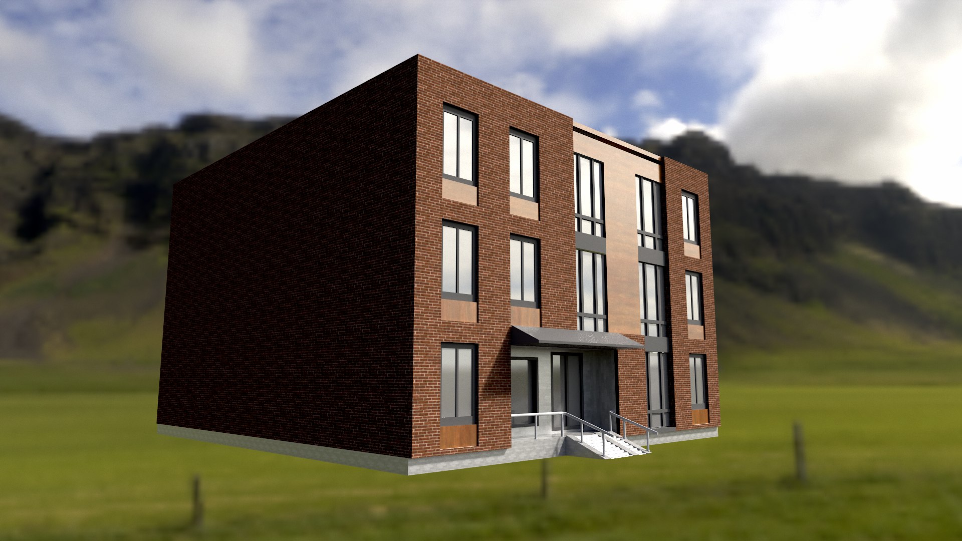 3D New Building - TurboSquid 1932933
