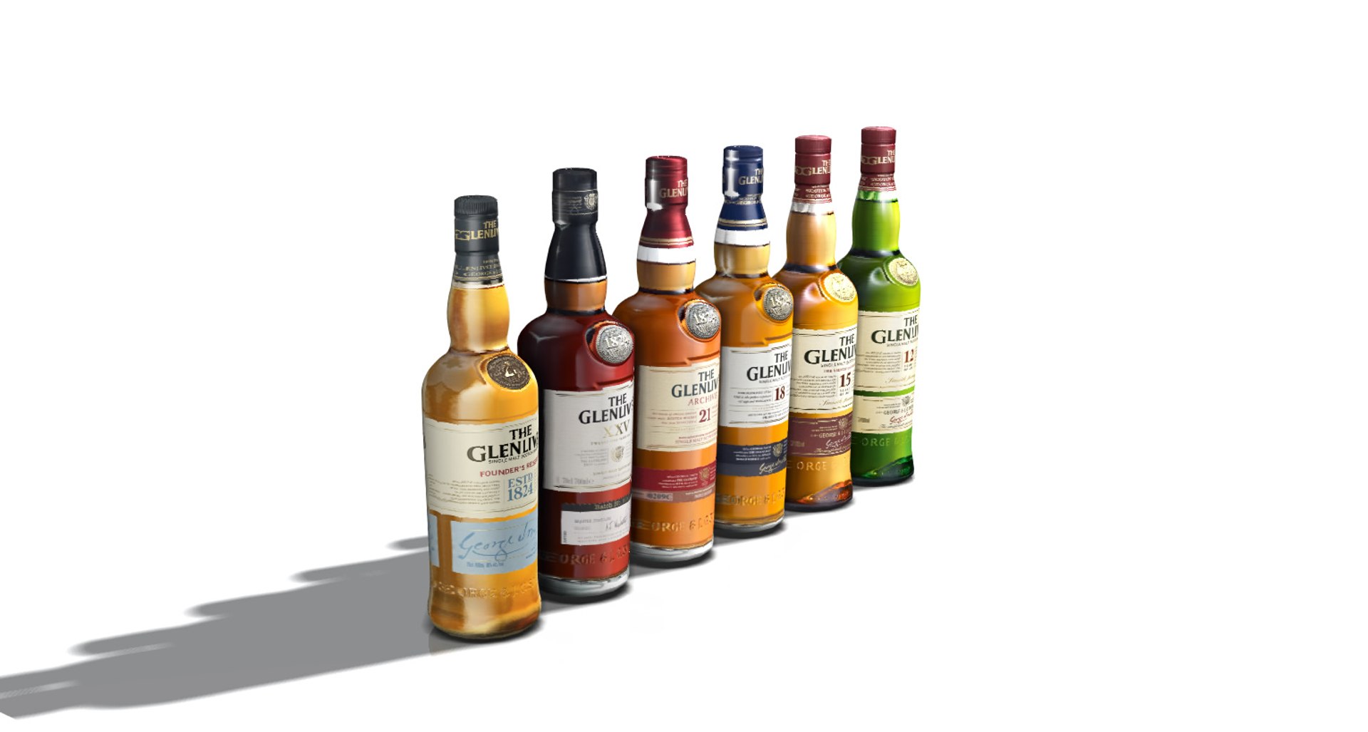 Glenlivet Single Malt 3D Model - TurboSquid 1441961