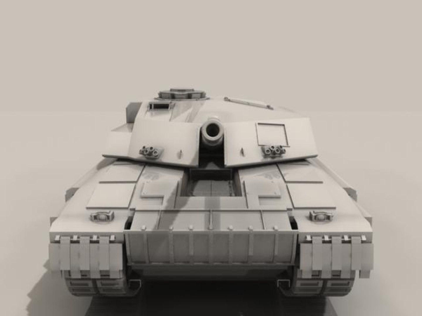 Challenger Tank 3d Obj