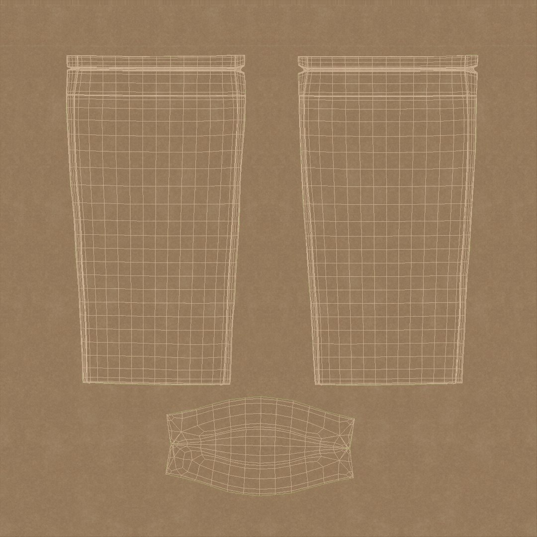 Paper Pouchs Collection PBR Model - TurboSquid 2268893