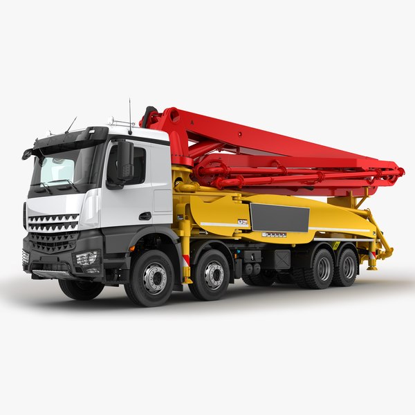 Free 3D Concrete-Pump Models | TurboSquid