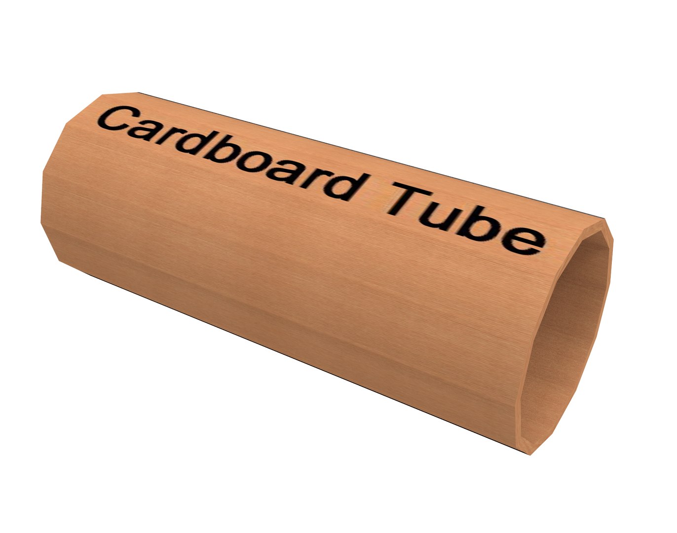 3D Cardboard Tube Model - TurboSquid 2172620