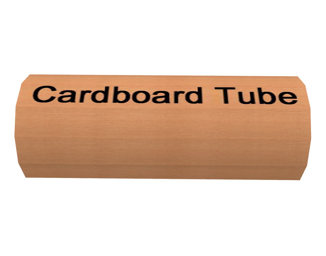 3D Cardboard Tube Model - TurboSquid 2172620