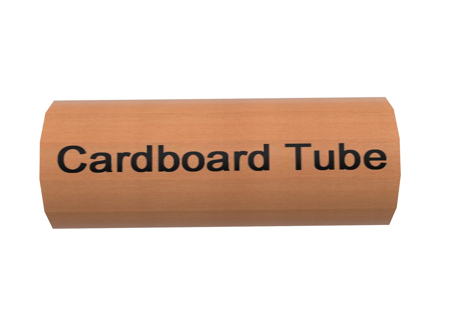 3D Cardboard Tube Model - TurboSquid 2172620