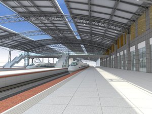 Railway Station 3D Models for Download | TurboSquid