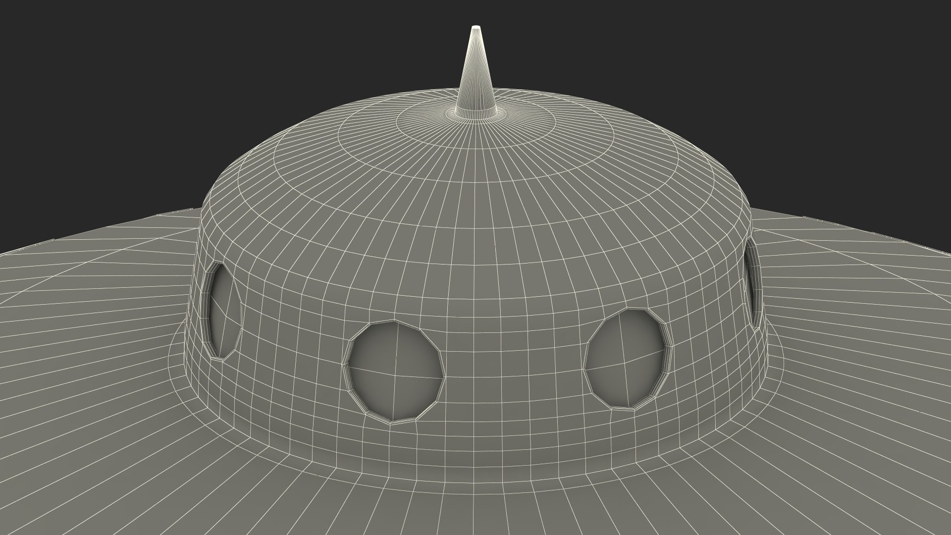 UFO Retro Ship Kidnaps 3D Model - TurboSquid 2086663