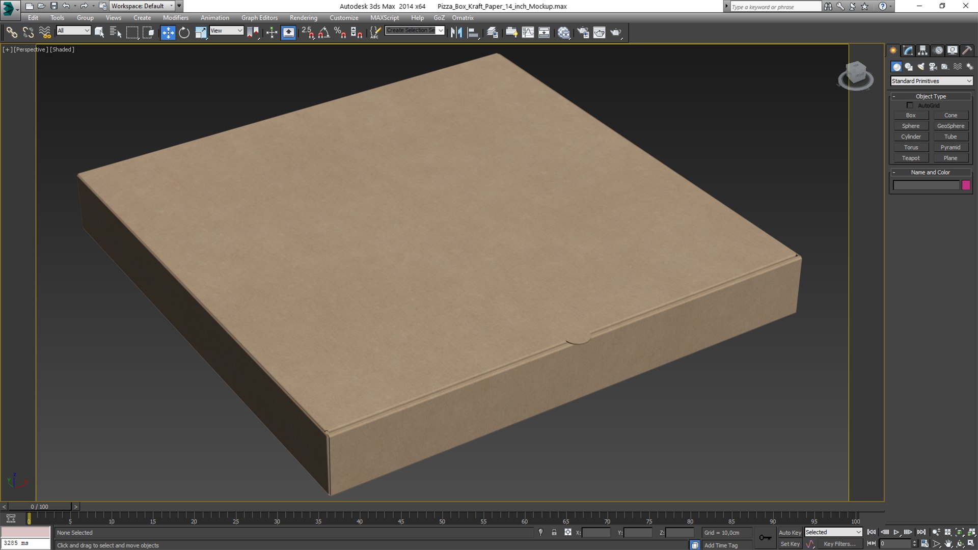 3D pizza box mockup model - TurboSquid 1699649