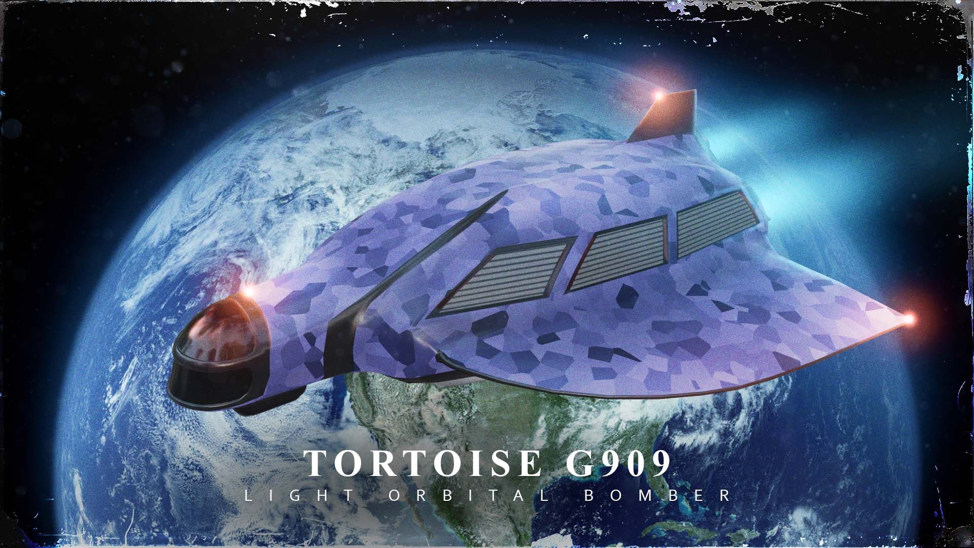 3D Sci-Fi Military Spaceship - Tortoise G909 - TurboSquid 1935679