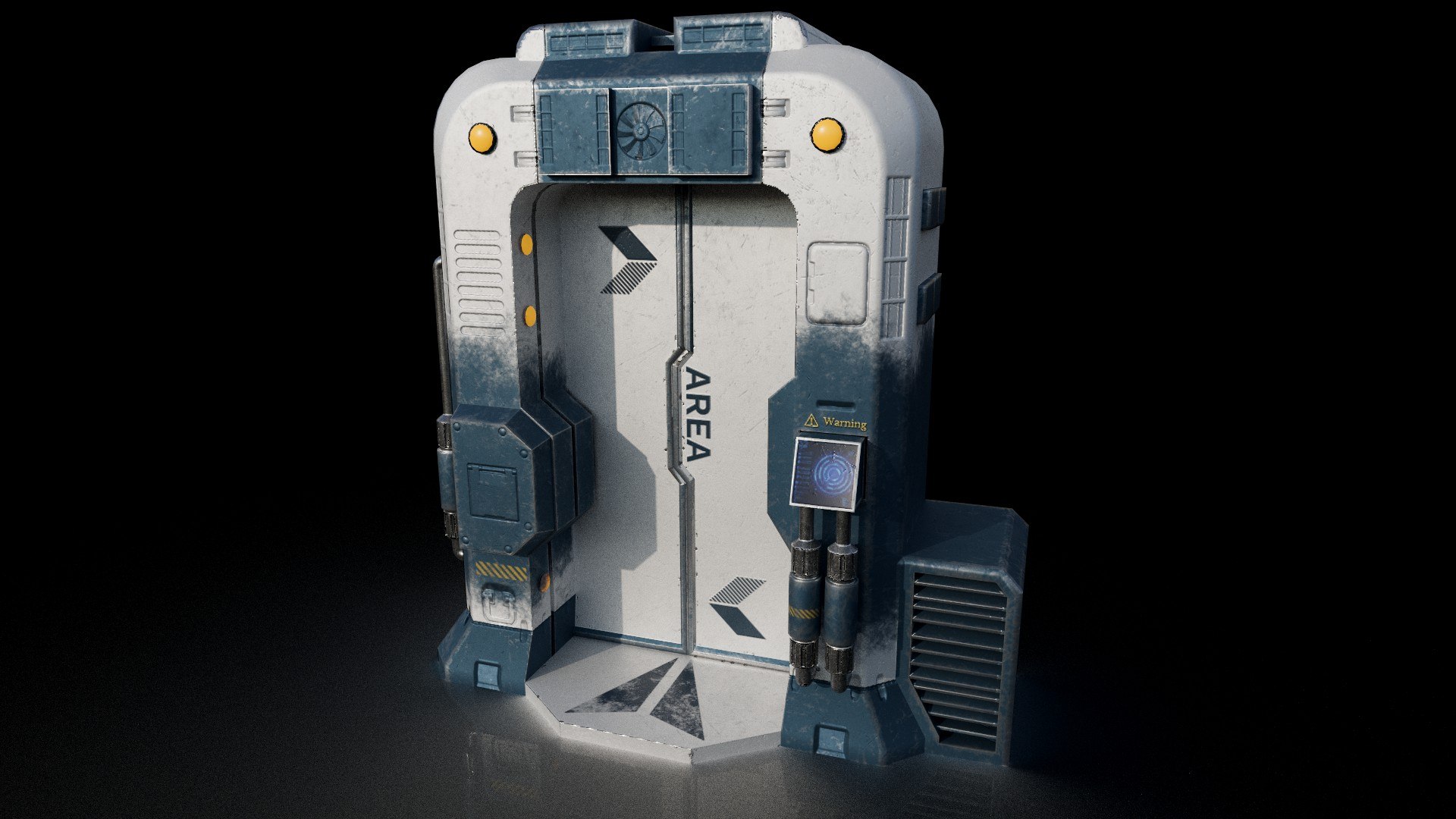 Sci-Fi Door Model - TurboSquid 1911843