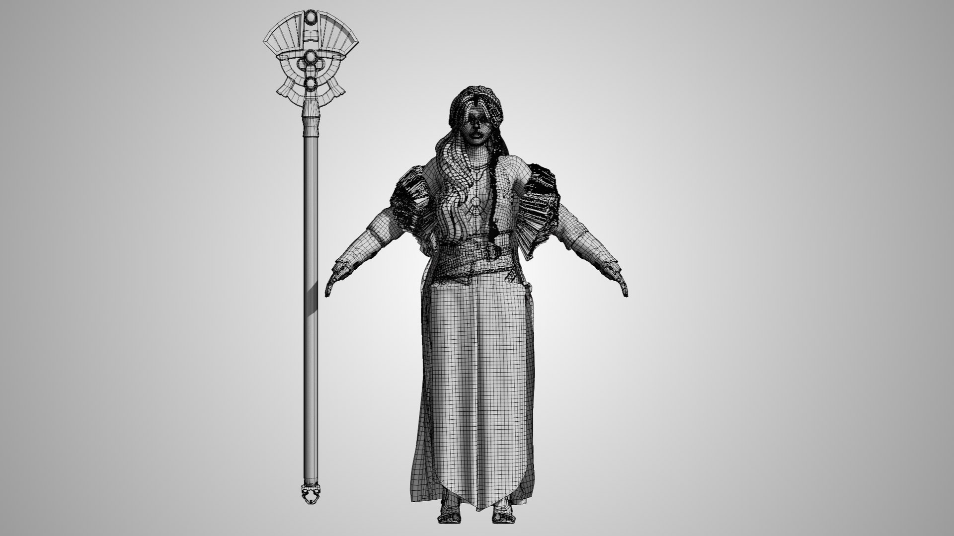 Nordic Wizard - GameReady 3D Model - TurboSquid 2392688