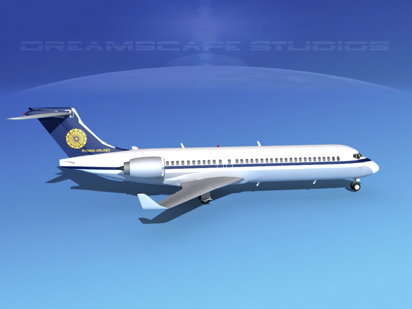 3d model comac arj21 airliner arj21-700