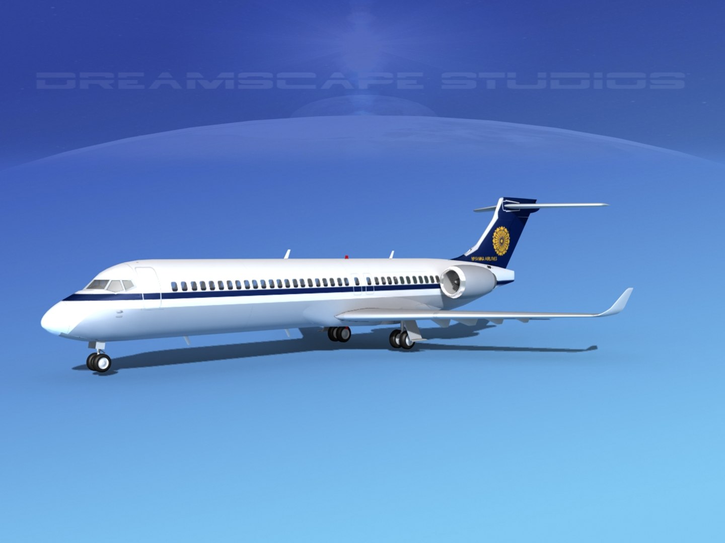 3d model comac arj21 airliner arj21-700
