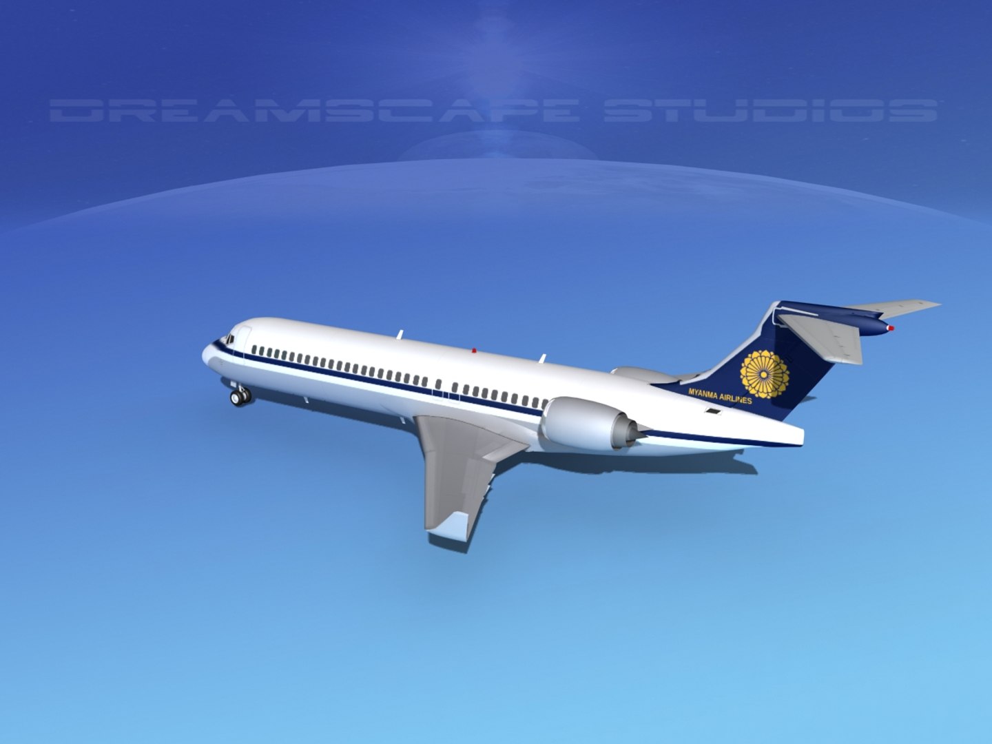 3d model comac arj21 airliner arj21-700