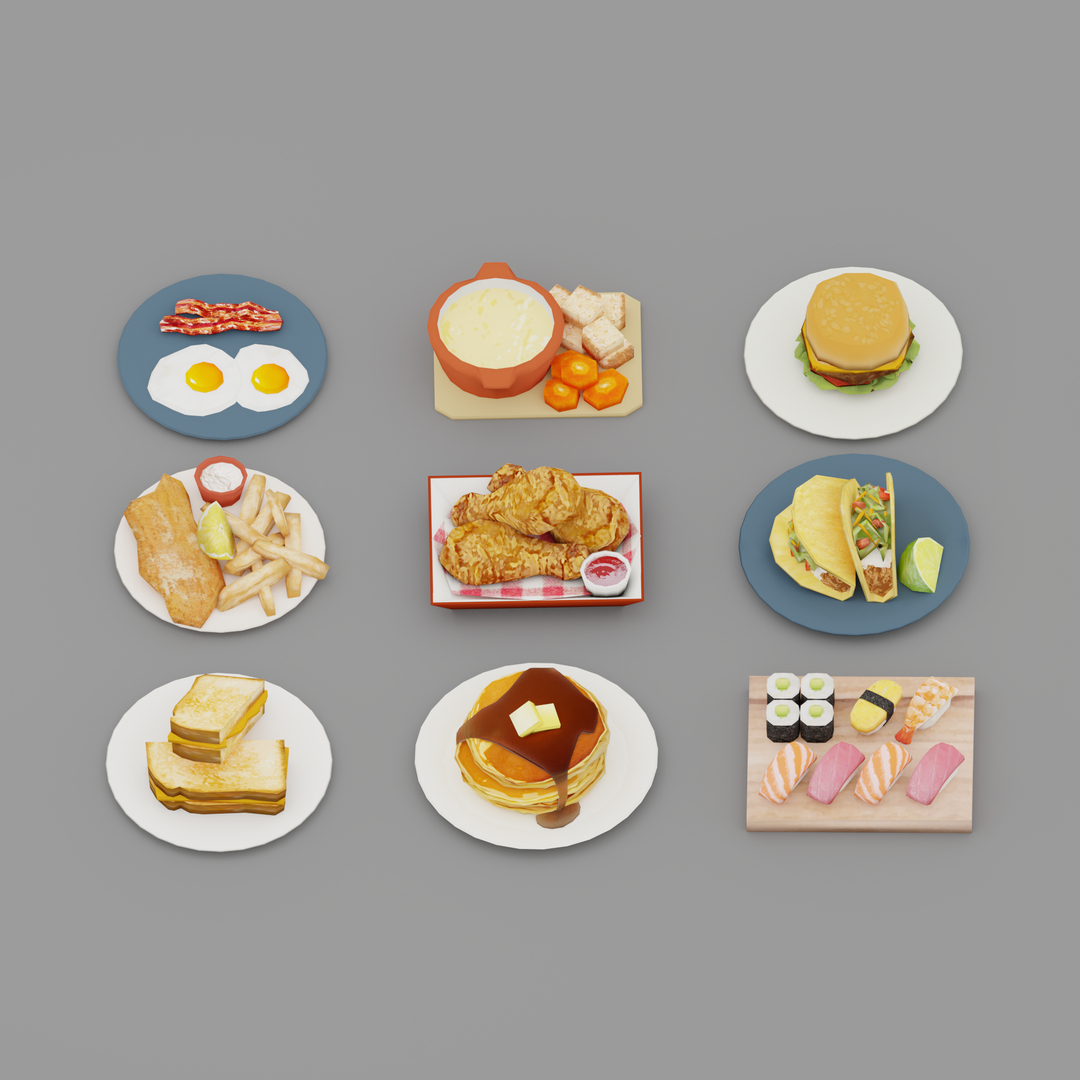 Food_G04 3D 모델 - TurboSquid 1421390