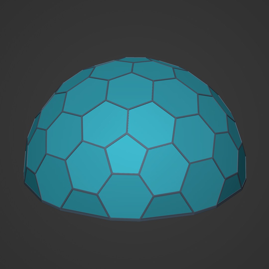 Geodesic Dome -- Low Poly 3D Model - TurboSquid 1941723
